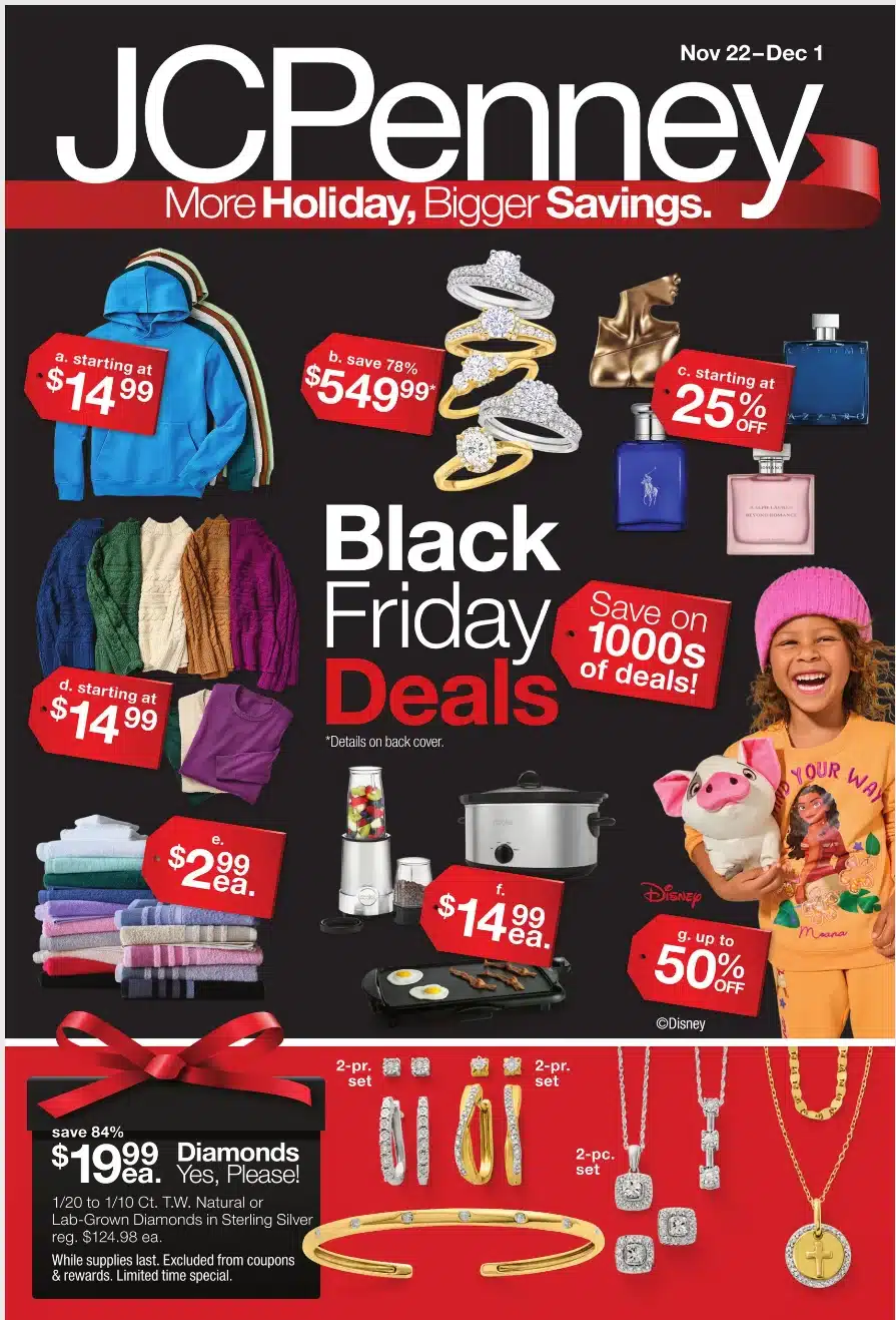 JCPenney Black Friday Sale Ad 2025