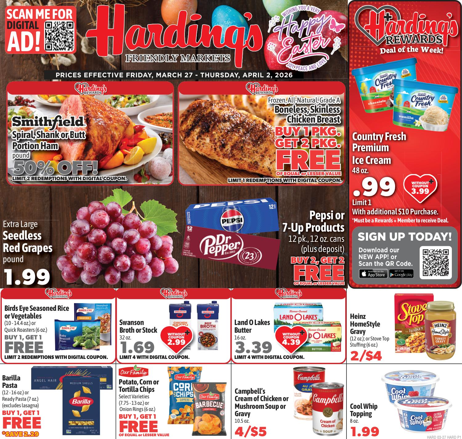 Hardings Ad Specials March 27 – April 2, 2026