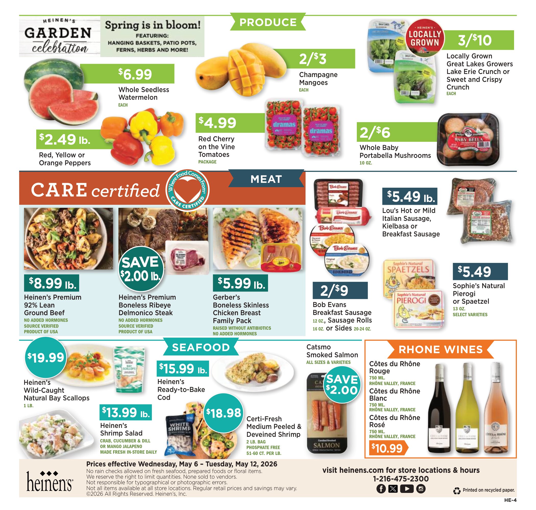 Heinen's Weekly Specials May 6 – May 12, 2026