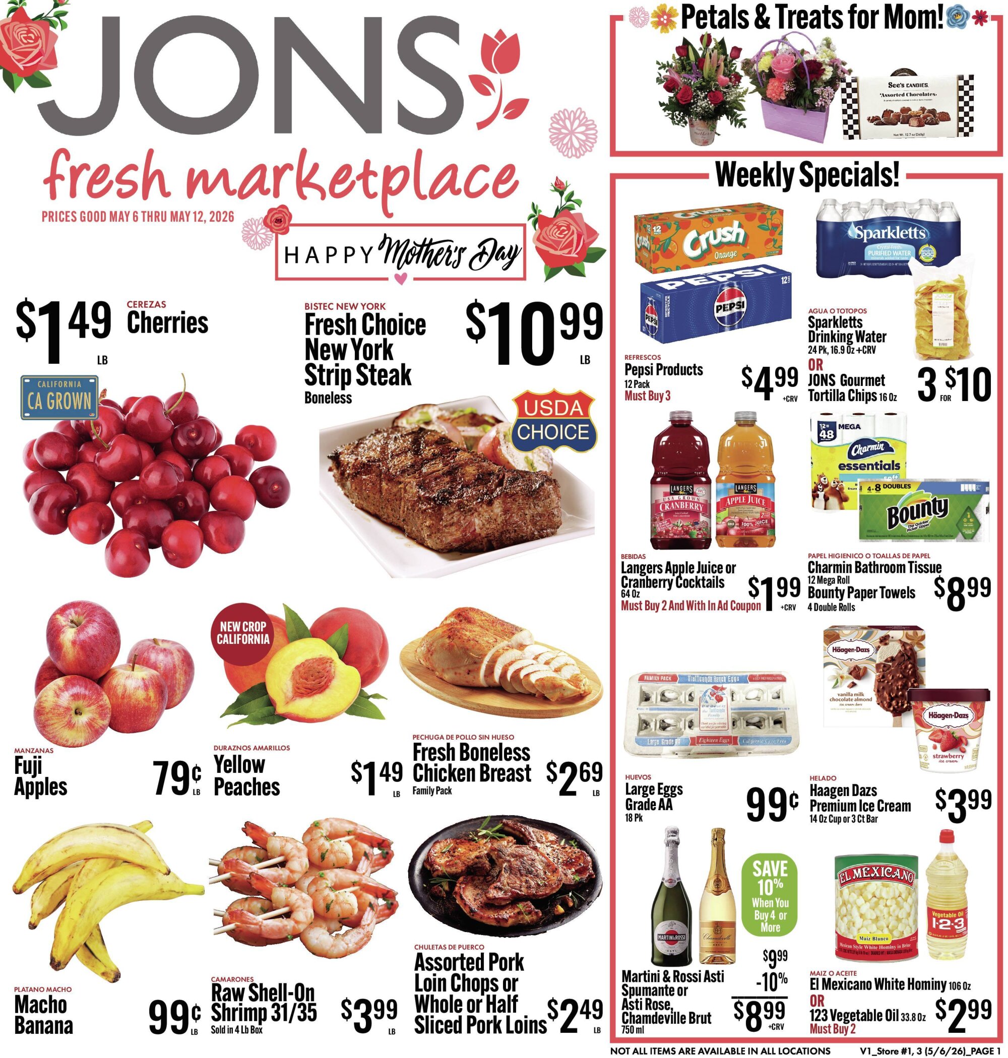 Jons In-Store Weekly Ad May 6 – May 12, 2026