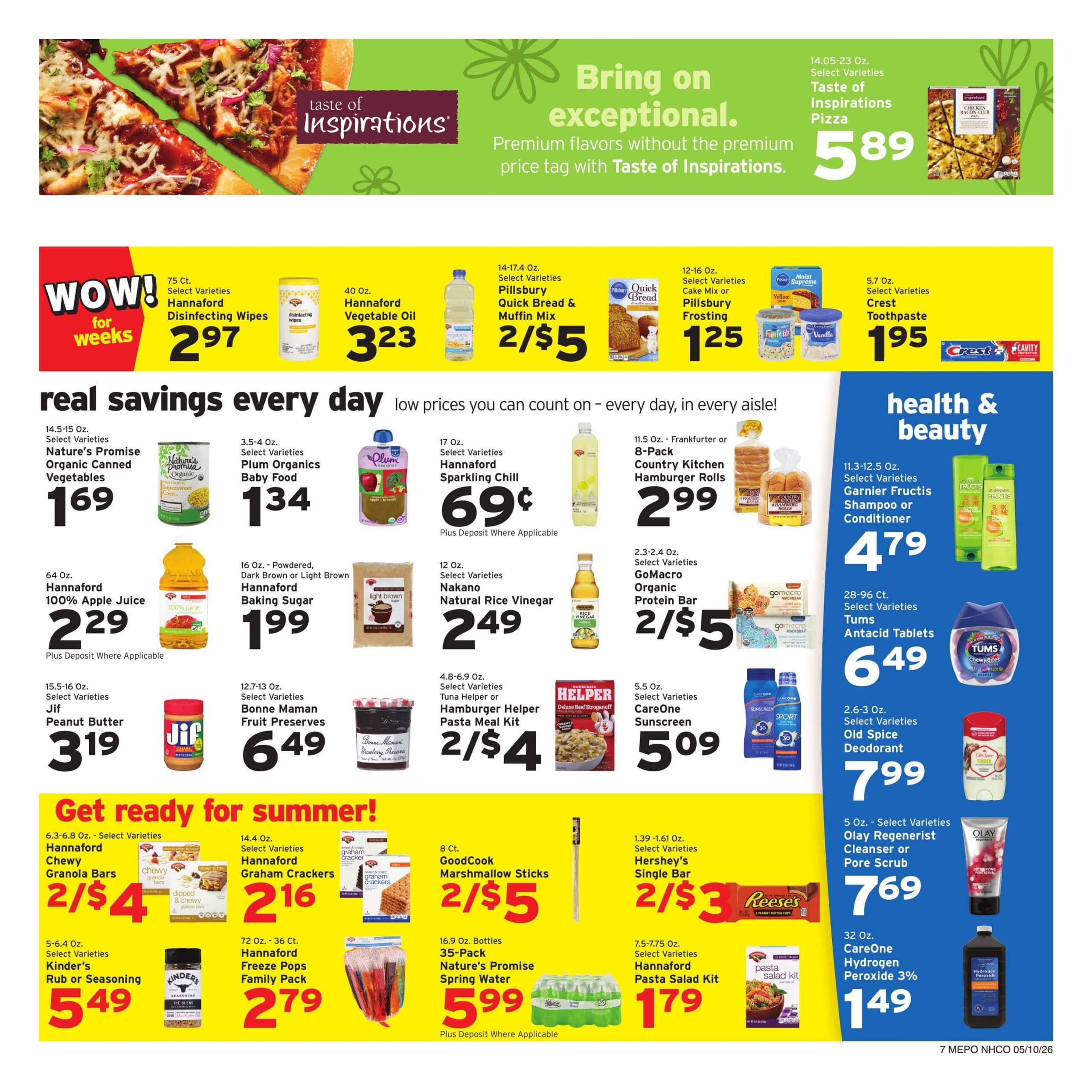 Hannaford In Store Weekly Ad May 10 – May 16, 2026