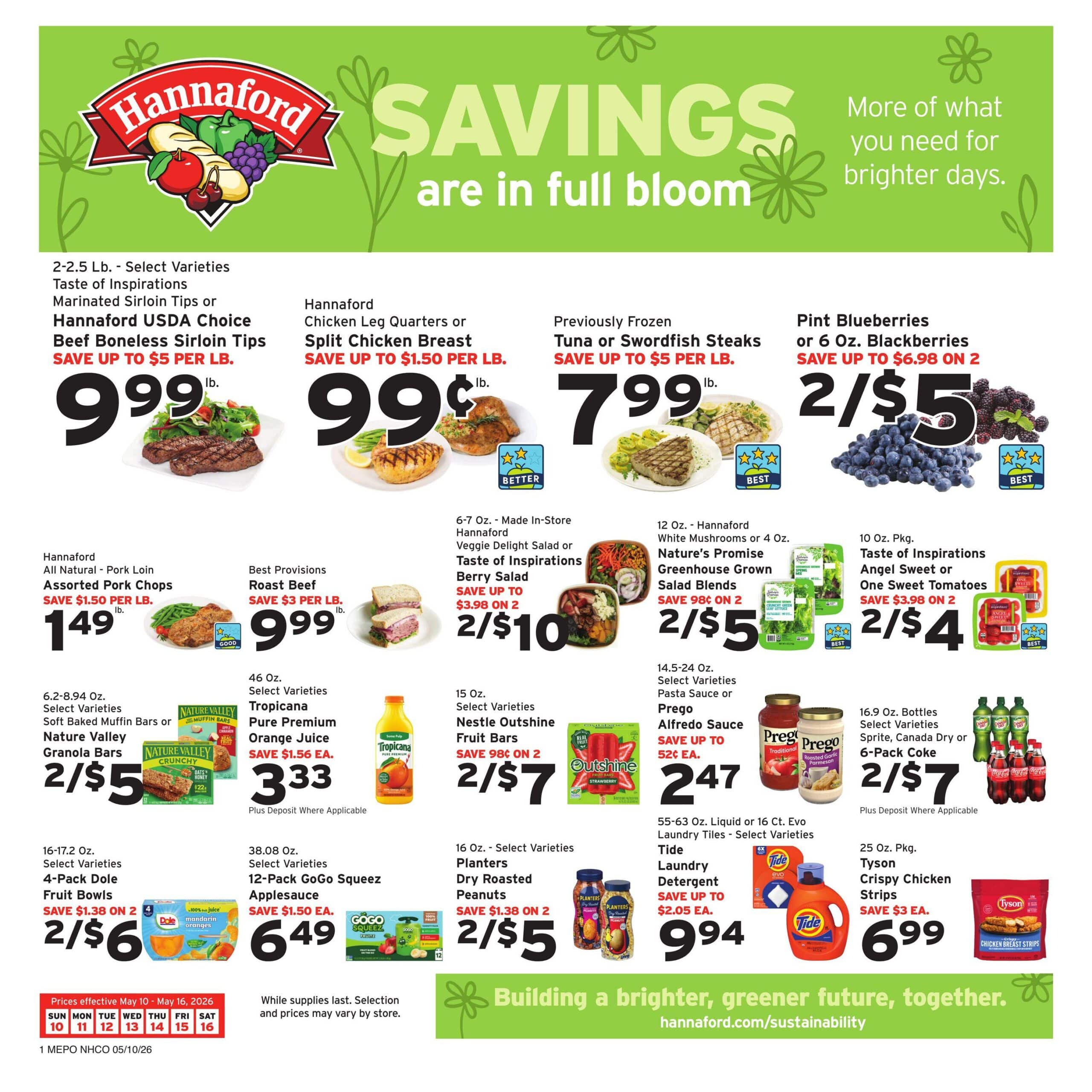 Hannaford In Store Weekly Ad May 10 – May 16, 2026