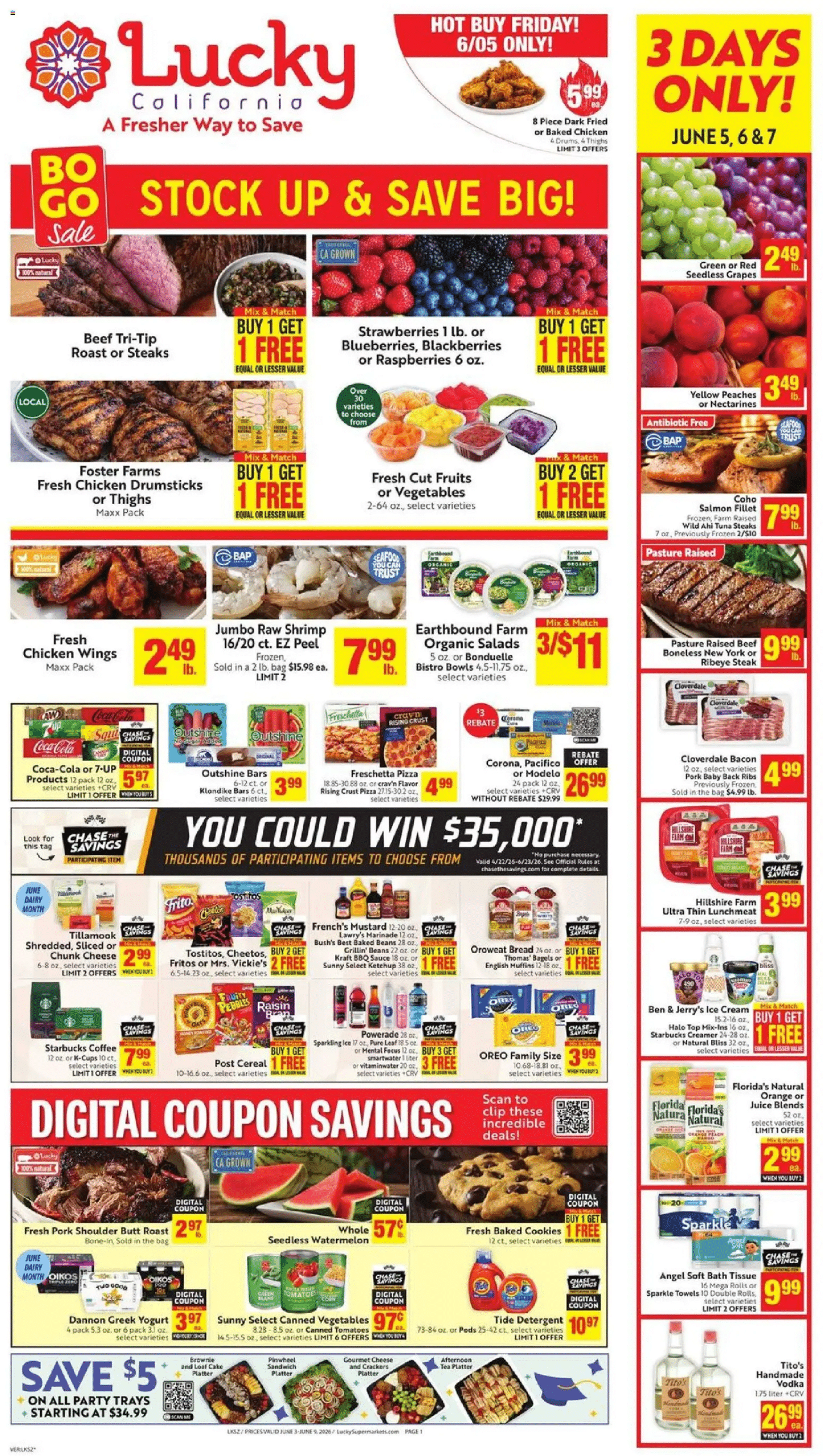 Lucky Supermarkets In-Store Weekly Ad June 3 – June 9, 2026