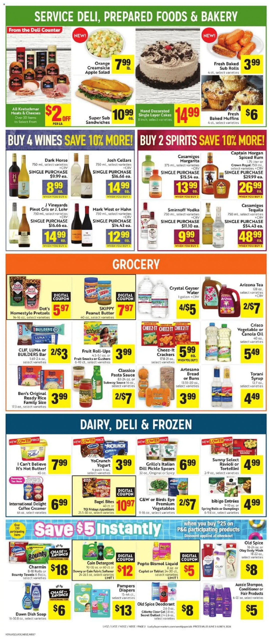 Lucky Supermarkets In-Store Weekly Ad June 3 – June 9, 2026