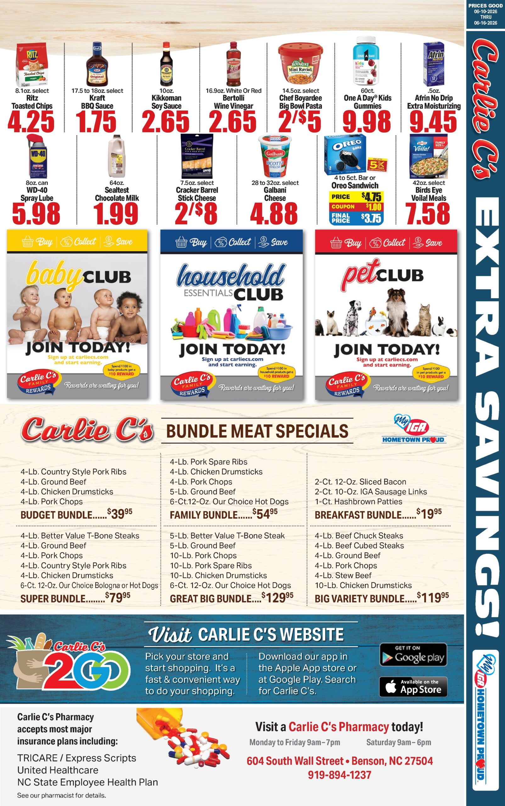 Carlie C’s Weekly Ad June 10 – June 17, 2026