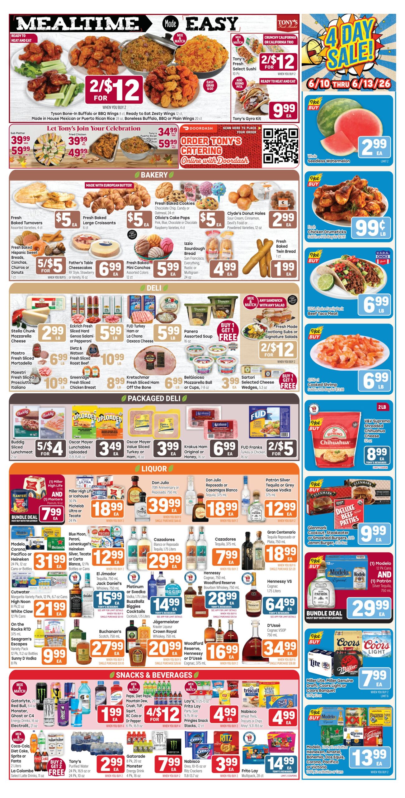 Tony’s Weekly Ad June 10 – June 16, 2026