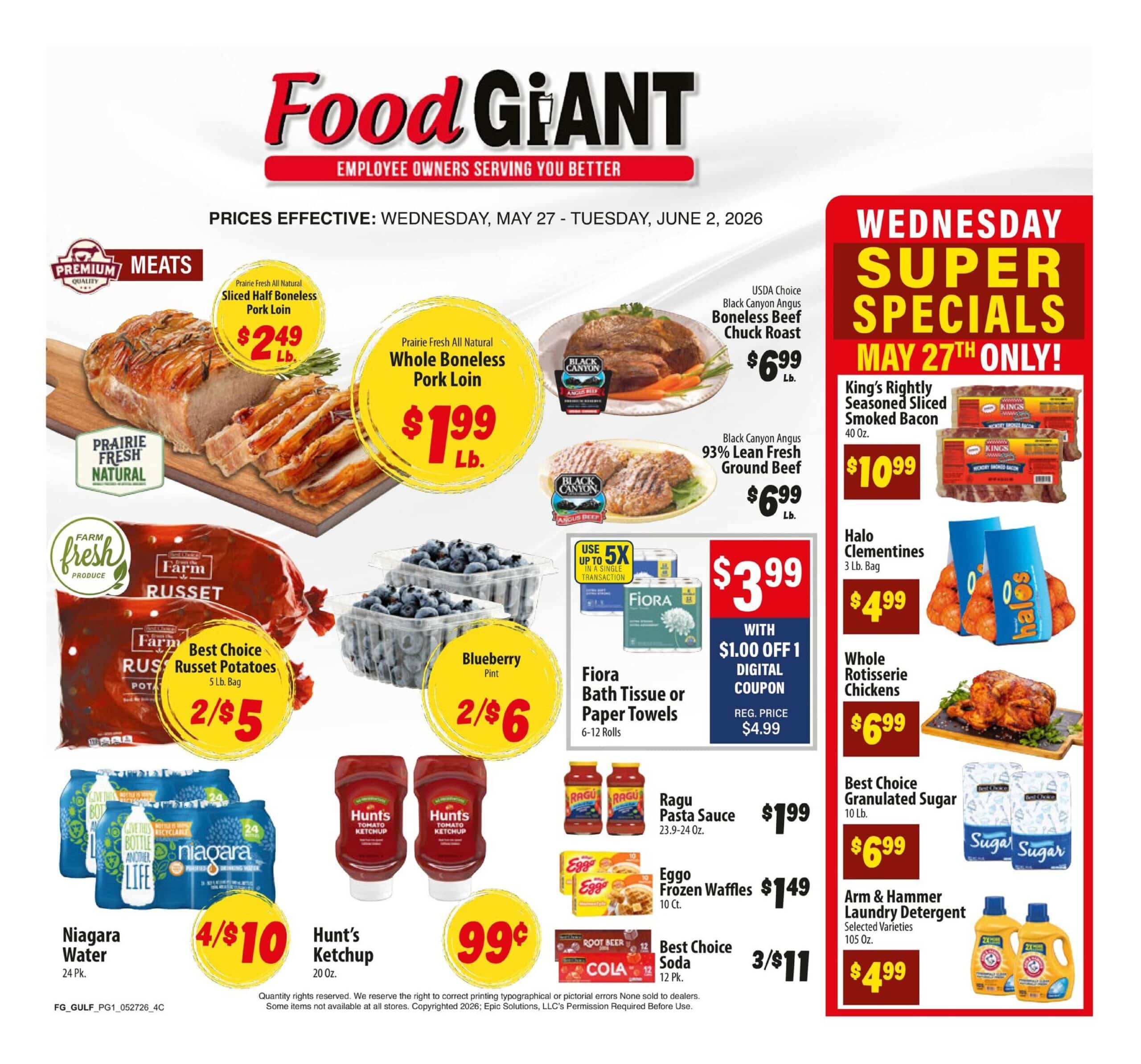 Food Giant In-Store Weekly Ad May 27 – June 2, 2026