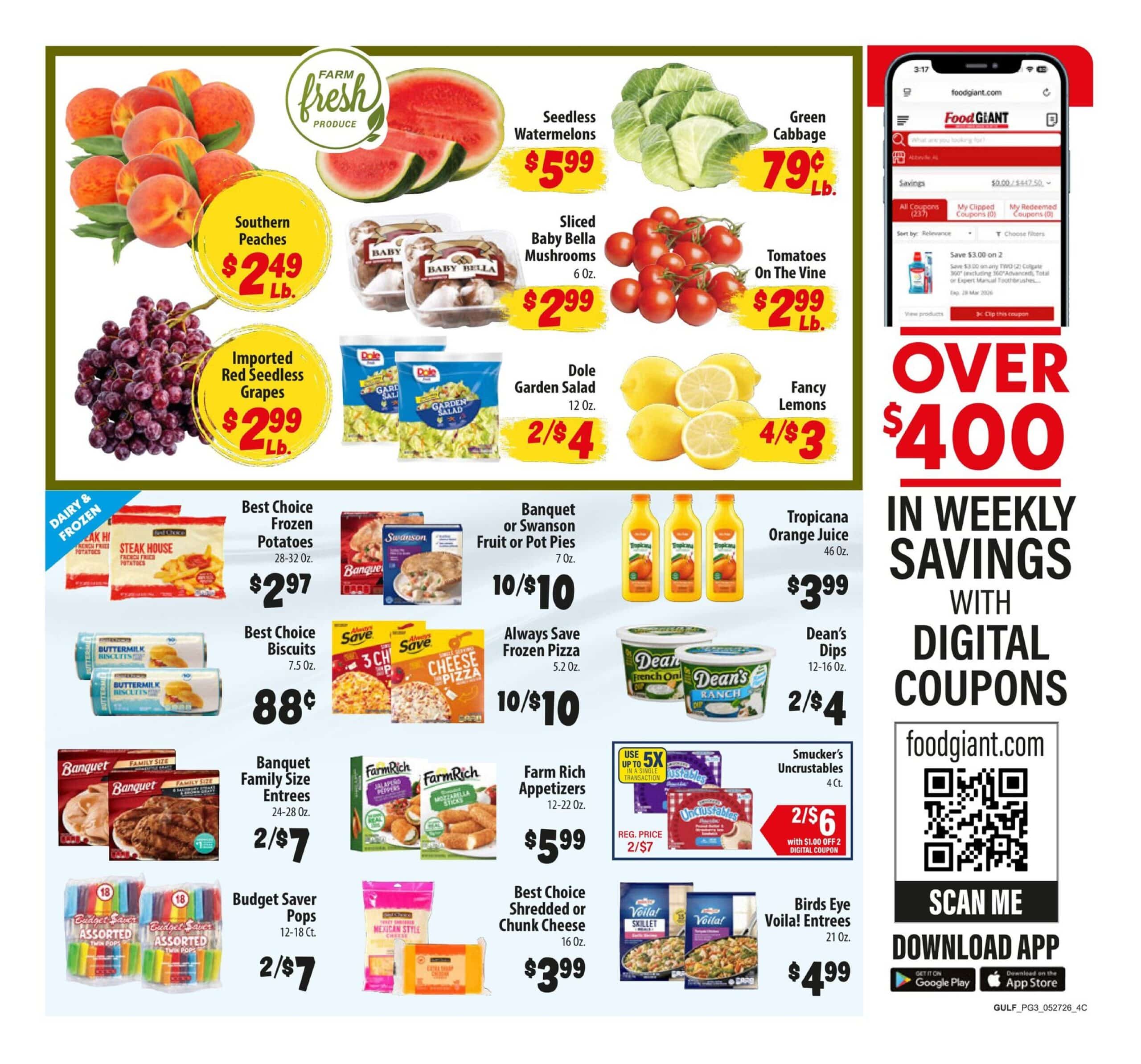 Food Giant In-Store Weekly Ad May 27 – June 2, 2026