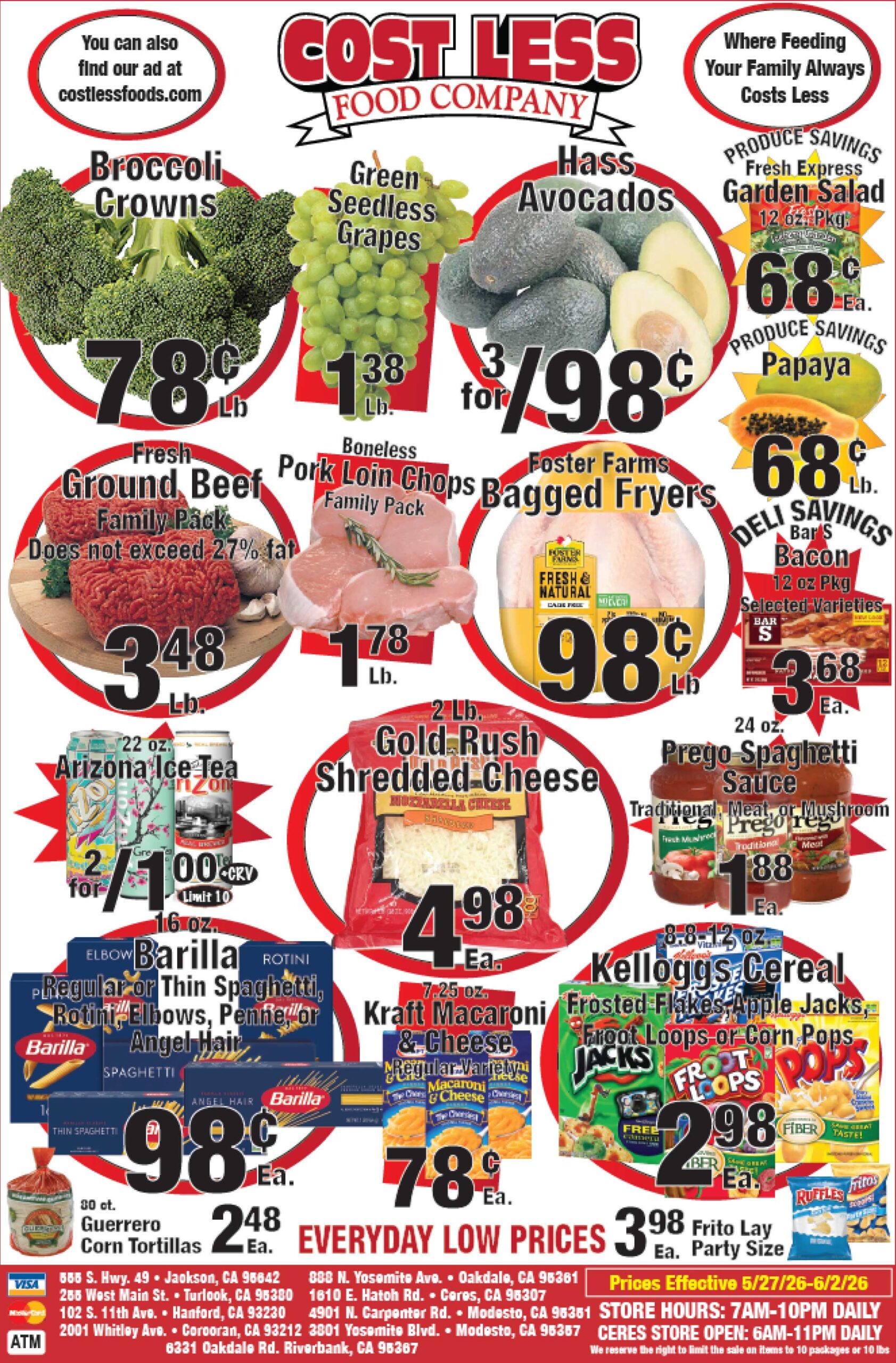 Cost Less Food Ad May 27 – June 2, 2026