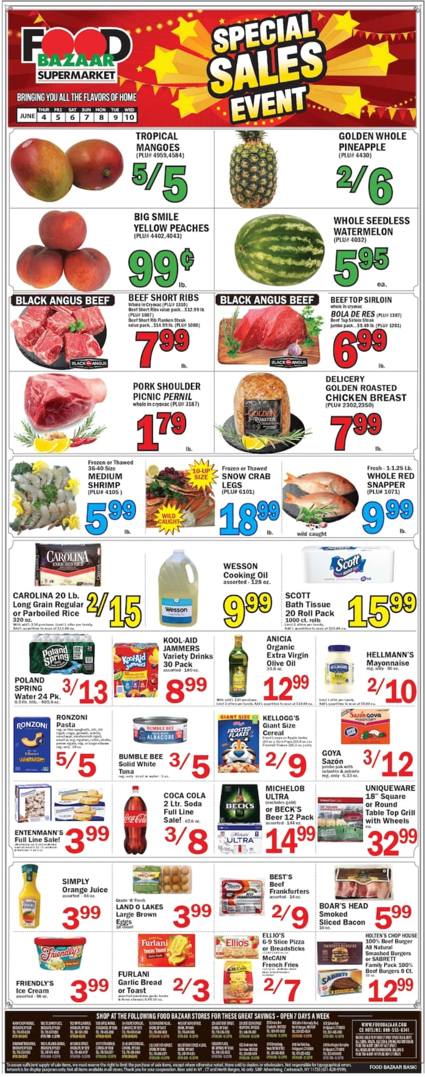 Food Bazaar Weekly Ad June 4 – June 10, 2026