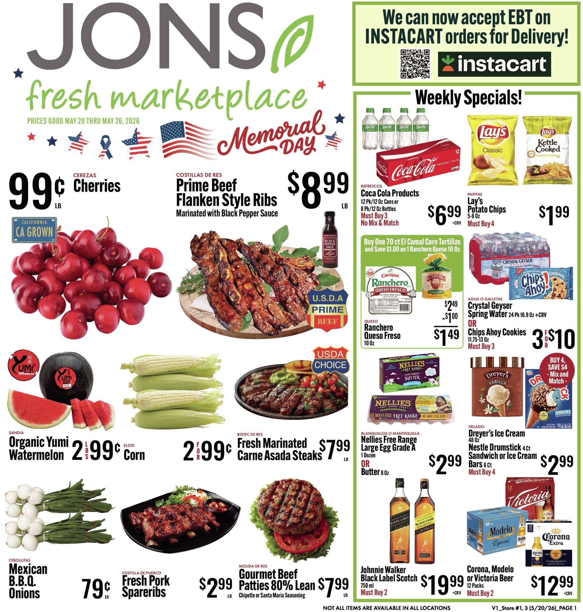 Jons In-Store Weekly Ad May 20 – May 26, 2026