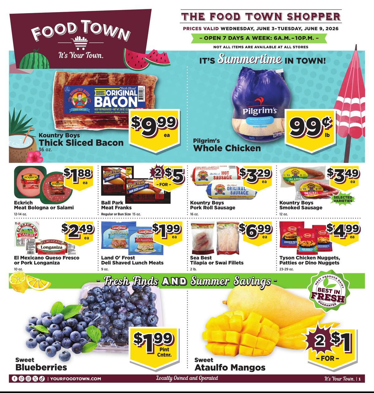Food Town In-Store Weekly Ad June 3 – June 9, 2026