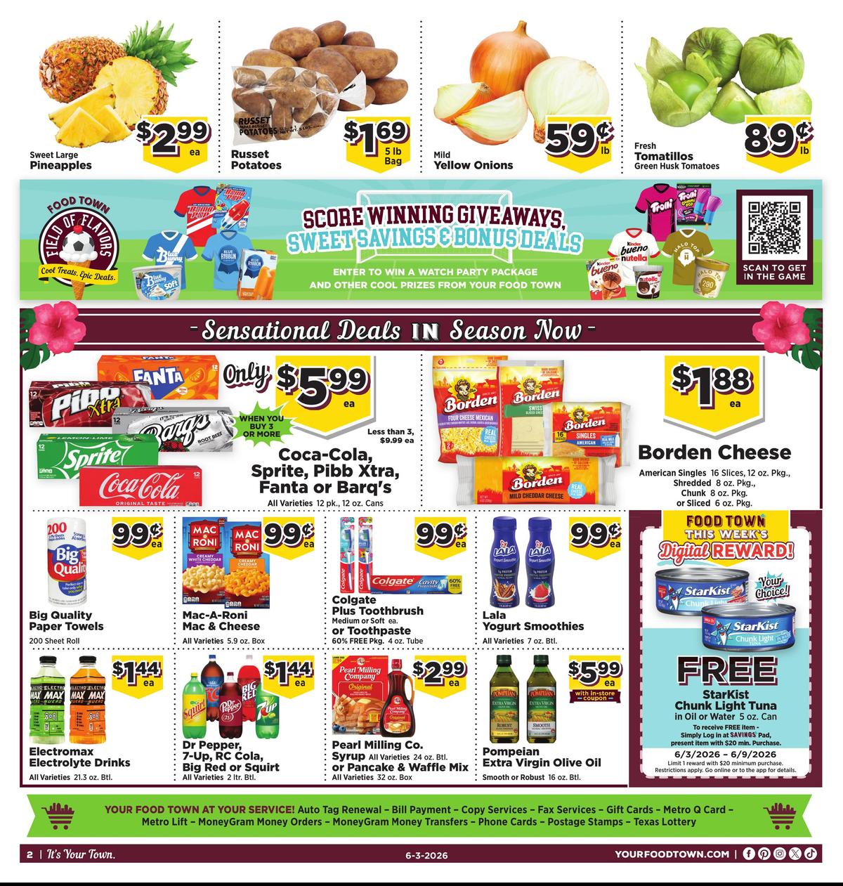 Food Town In-Store Weekly Ad June 3 – June 9, 2026