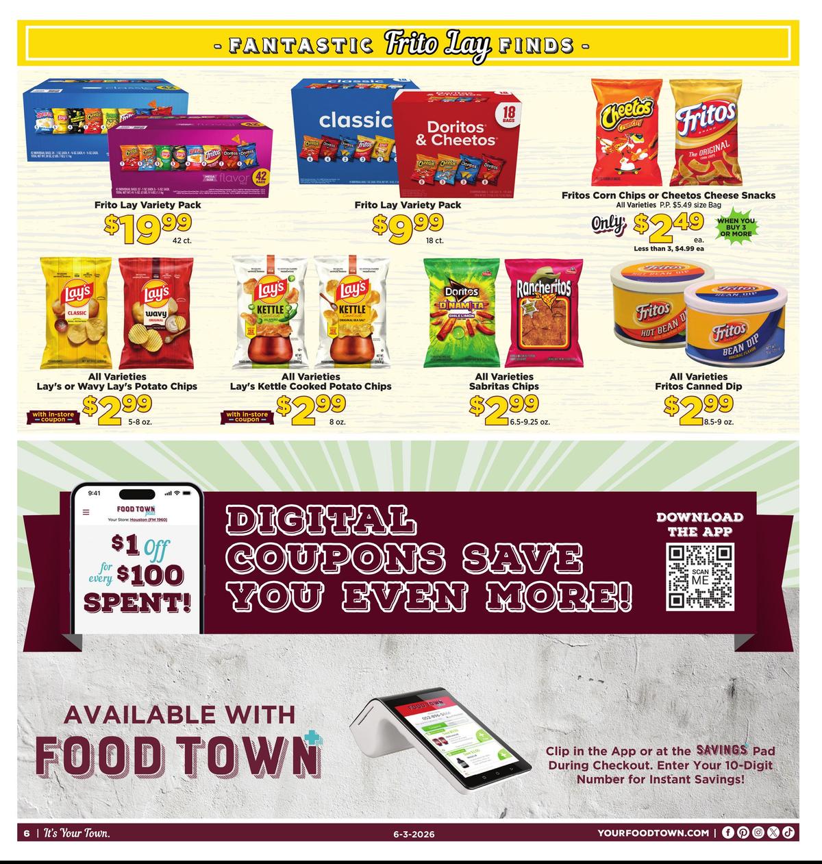 Food Town In-Store Weekly Ad June 3 – June 9, 2026