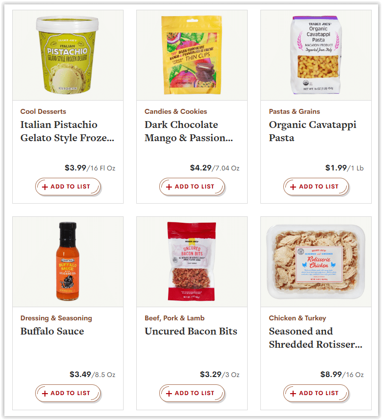 Trader Joe's Weekly Ad Specials valid through 07/09