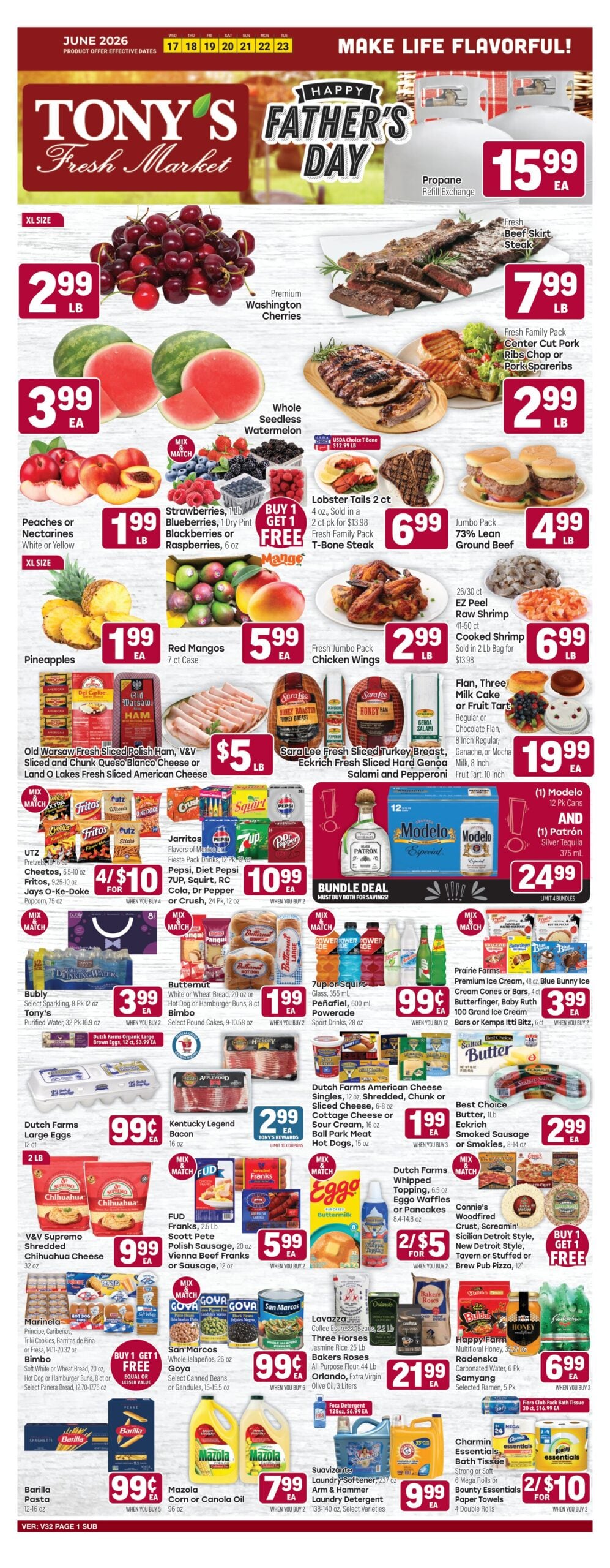 Tony’s In-Store Weekly Ad June 17 – June 23, 2026
