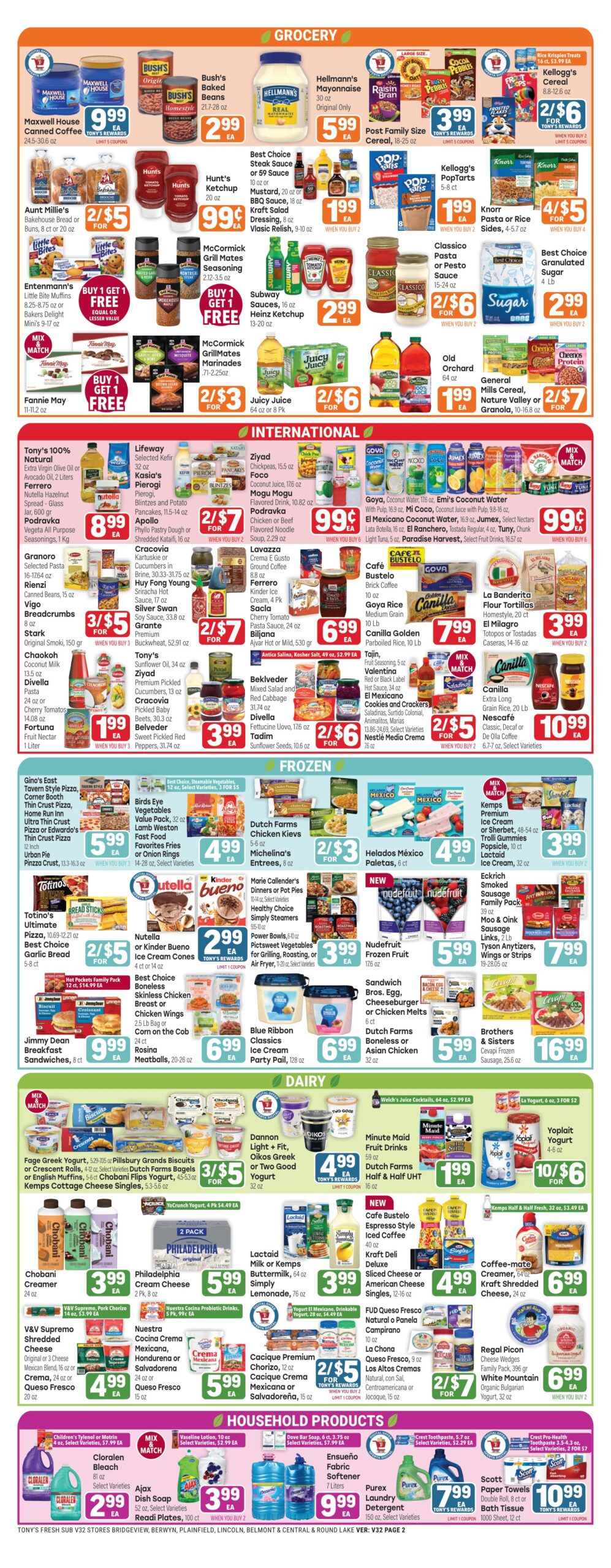 Tony’s In-Store Weekly Ad June 17 – June 23, 2026